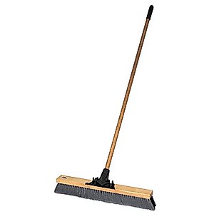 Weiler 44600 Pro-Flex 24" Block Size, Flagged Gray Polystyrene Fill, Sweep, Natural