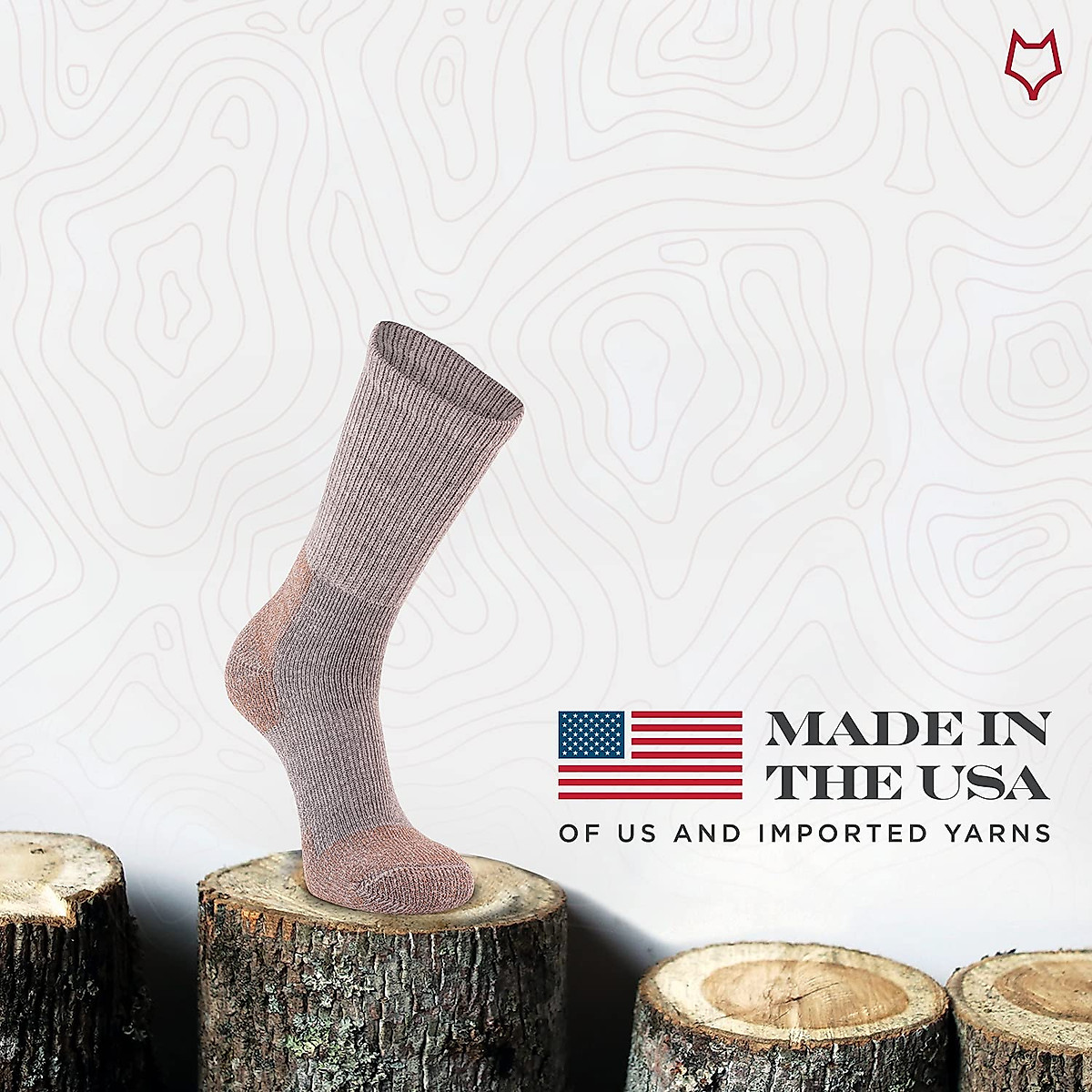 Fox River Men's Standard Steel-Toe Heavyweight Work Crew Socks (2 Pair Pack), Grey, Large