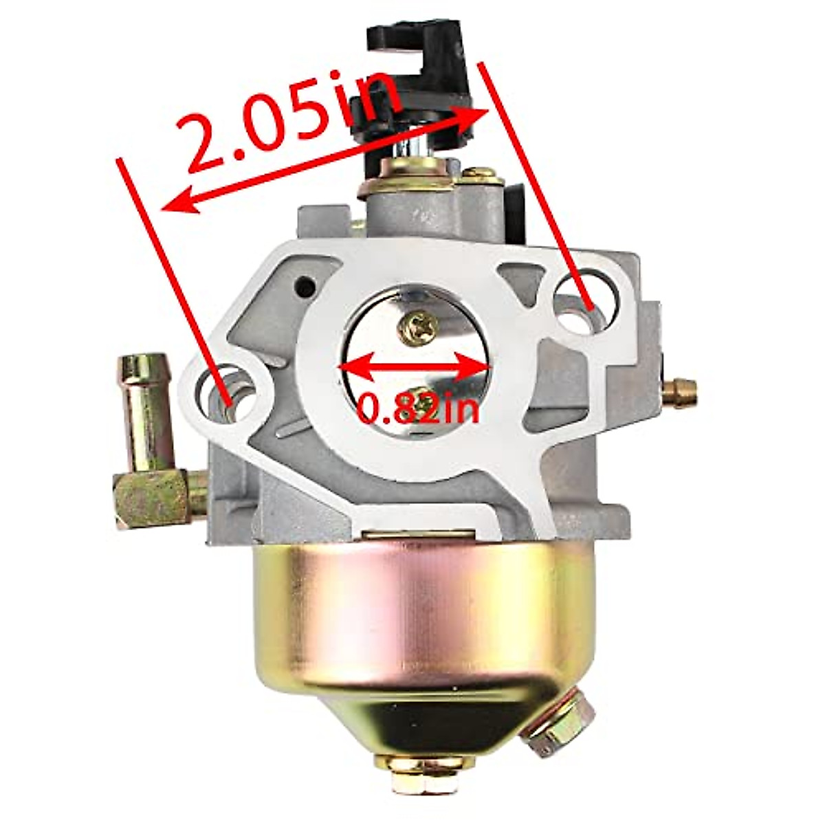 partszen 951-14024 Carburetor with 754-0419 Belt for MTD Cub Cadet Troy Bilt 751-11193 951-11193 951-14024A Carb New with Primer Bulb with Fuel Line Filter with Shut off Valve