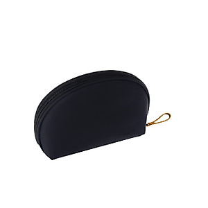 Kososuru Small Makeup Bag for Purse Portable Waterproof Cosmetic Bag Travel Makeup Pouch for Women (Nylon, Inner red)