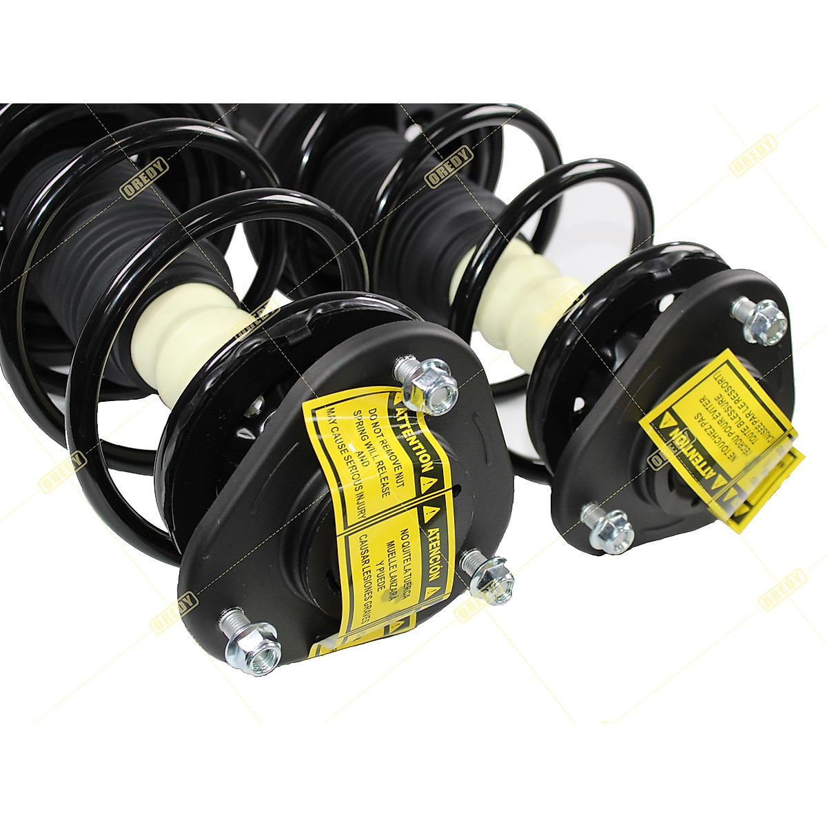 OREDY 2 Front Struts for Toyota Corolla 2009 2010 2011 2013 1.8L USA Built w/ M10 Stud Shock Absorbers w/Coil Spring Assembly - 572598 572597