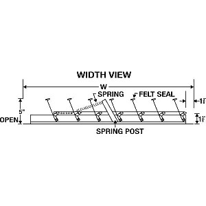 Ceiling Shutter,35 Long,40 Wide