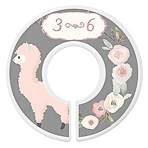 Mumsy Goose Nursery Closet Dividers Closet Organizers Baby Girl Clothes Dividers Llamas
