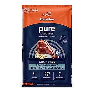 Canidae Pure Real Lamb, Goat & Venison Meals Recipe Adult Dry Dog 24 LB