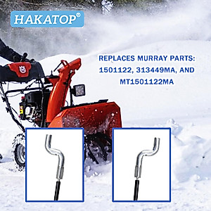 2PK Front Lower Drive Traction Auger Cable Used on Craftsman Snowblower Replaces Murray 1501122MA 313449MA