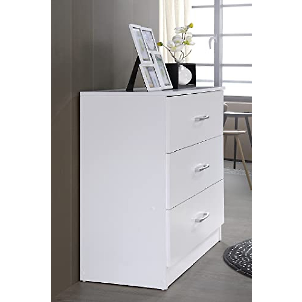 Hodedah 3 Chest of Drawers