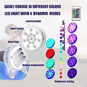 Ccinnoe Inflatable Illuminated LED Ottoman for Christmas Party, LED Air Ottoman, Blow Up LED Lights Chair, Lazy Couch with LED Light Mood Lamp for Party, Yard, Indoor Rooms