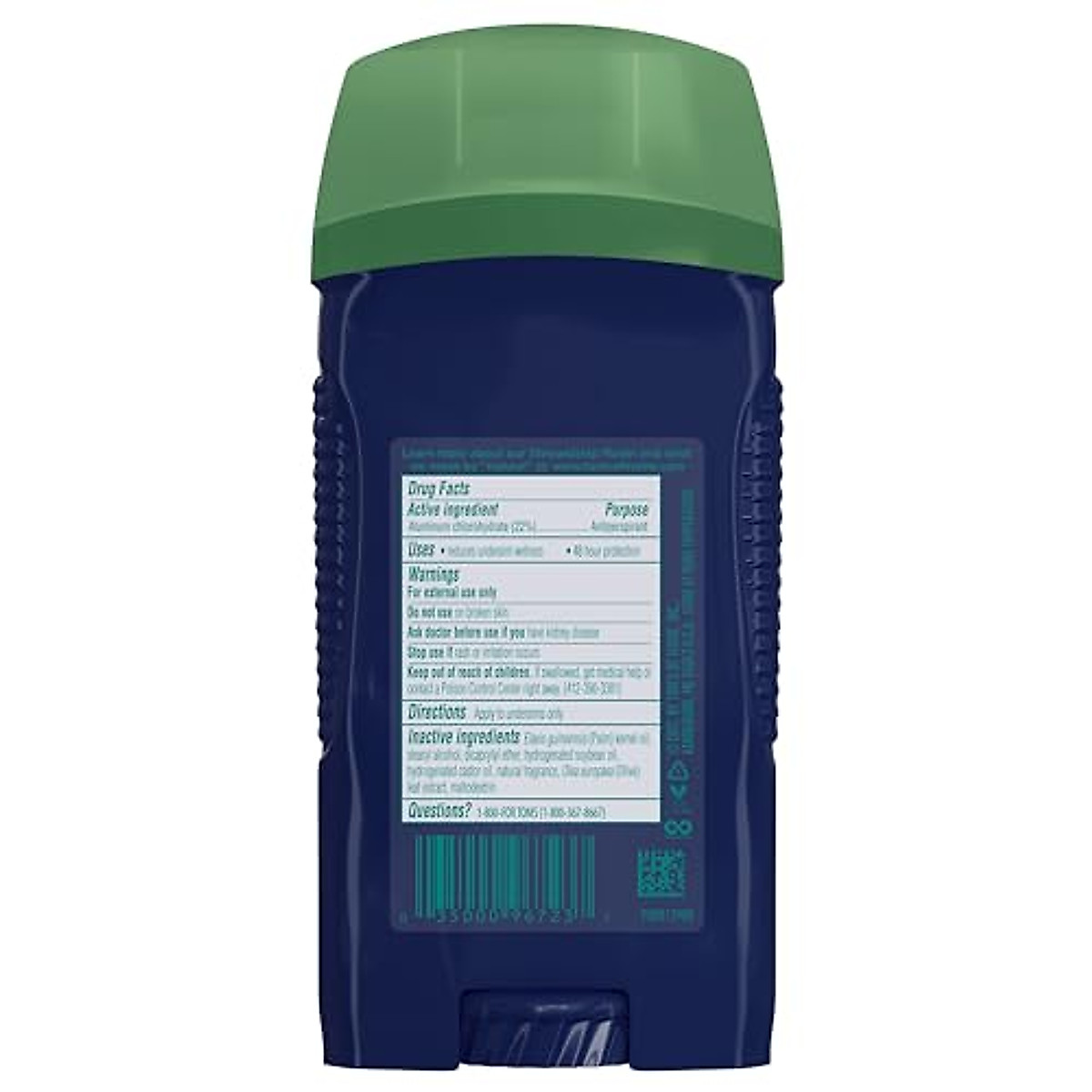 Tom's of Maine Antiperspirant Deodorant for Men, North Woods, 2.8 oz, Pack of 3 (Packaging May Vary)