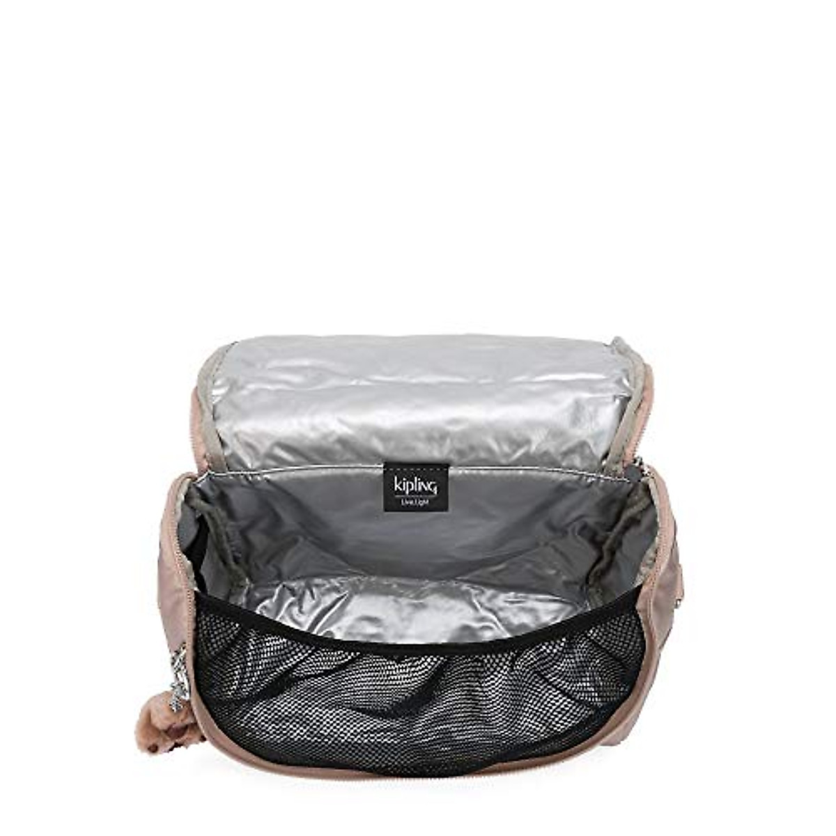 Kipling Kichirou Metallic Lunch Bag Quartz Metallic