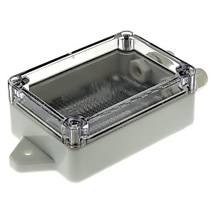 qBoxMini DIY IOT Enclosure Plus Kit (No SMA), IOT Enclosure for Arduino MKR Feather ESP32 Cellular LoRa WiFi Board, Waterproof IP65 Enclosure with Glands, prototyping PCB and connectors Set