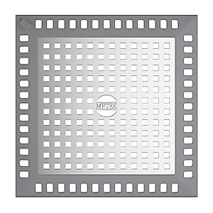 MFTEK Shower Drain Hair Catcher Square Shower Drain Cover, Hair Stopper Drain Strainer Trap for Bathroom Shower, Stainless Steel and Silicone