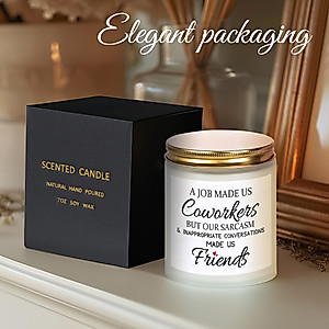 MOASITN Funny Farewell Candle Gifts for Coworker,Goodbye Gifts for Colleague Leaving,New Job,Going Away,Retirement,Thank you Gift,Present for Work Besties,Best Friend,Female,Male at Birthday,Christmas