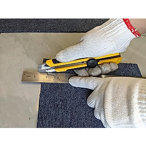 FeiLyKi 25MM Box Cutter Carpet knife Heavy Duty Utility Knife Ratchet Lock,9MM Aluminum alloy Exacto Knife Retractable,2Pack SK5 Snap Off blades-2061