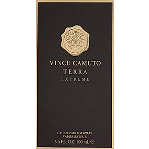 Vince Camuto Terra Extreme Eau de Parfum Spray Cologne for Men, 3.4 Fl Oz