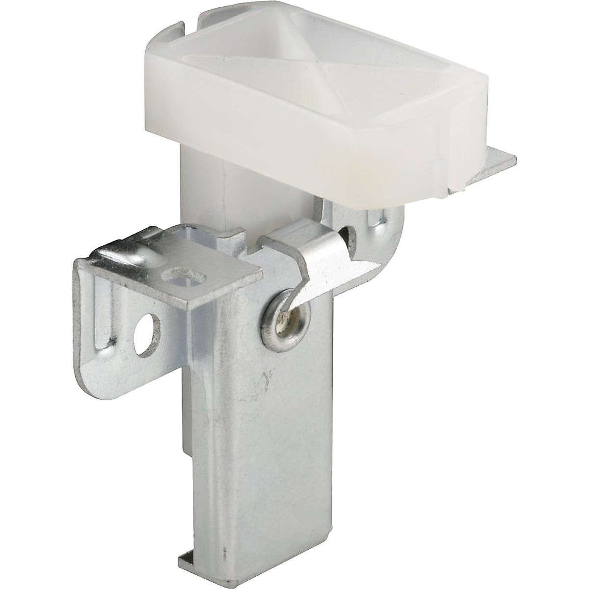 Prime-Line N 7072 Mirrored Door Top Guide, Plastic Guide, Adjustable (2 Pack) , White