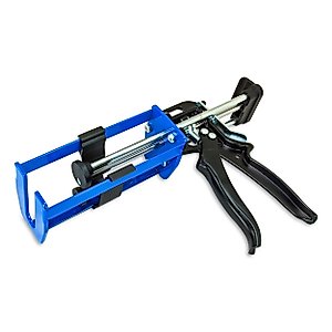 AES Industries 200mL 1:1 and 2:1 Dual Cartridge Applicator Gun for Dispensing Panel Bond Adhesive, Fillers, Structural Epoxy, Plastic Repair Epoxy and Adhesives