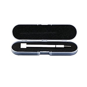 Platinum Electrode, Electrochemistry Electrolytic Analysis Pt Electrodes, Purity 99.99% Platinum Plate Electrode, Coated with PTFE Insoluble Anode for Substance Analysis 1 Pcs (15X15X0.1mm)