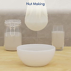 8 PCS Reusable Cheesecloth, Grade 100, 20x20 Inch Hemmed Organic Cheese Cloth for Straining Craft, 100% Cotton Unbleached Cloth Strainer for Cooking, Baking, Juicing, Cheese Making