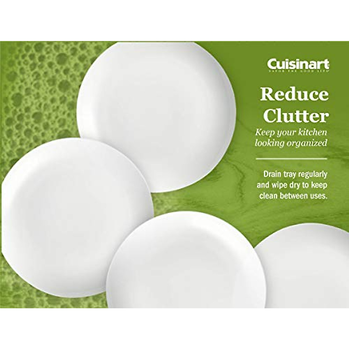 Cuisinart Wire Dish Drying Rack and Tray Set – 3 Piece Set Includes Wire Dish Drying Rack, Utensil Caddy, and Draining Board – Measures 19 x 12.75 x 4.25 Inches – Matte Black/Matte Black Wire