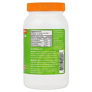 C-Salts Buffered Vitamin C Powder 4000mg, High Dose Vitamin C Supplement Drink, No Sodium, Ascorbate Megadose For Sensitive Stomachs, Corn Free Non-GMO Vegan Antioxidant Immune Energy Support 8oz