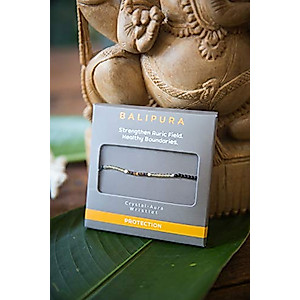 BALIPURA - Protection Aura Bracelet for Women - 2mm SMALL (TINY) BEADS Gemstones, Crystals, Black Tourmaline, Citrine, Quartz, 925 Solid Silver Beads - Spiritual Beaded Keep Bad Spirits Away