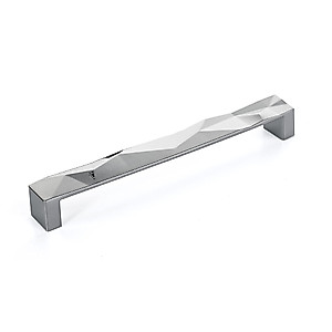 Richelieu Hardware BP4789192140 Monza Collection 7 9/16-inch (192 mm) Center-to-Center Chrome Modern Cabinet and Drawer Pull Handle for Kitchen, Bathroom, and Furniture