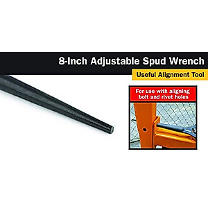 Titan 209 8-Inch Adjustable Construction Spud Wrench