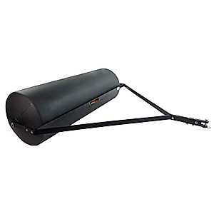 Brinly PRT-482SBHC-A 485 lb. Tow Behind Poly Lawn Roller with Easy Turn Plug, 18 by 48"