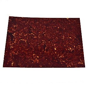 Dopro 25x20cm Acoustic Guitar Self Adhesive Scratch Plate Sheet Pickguard Material Sheet Vintage Tortoise