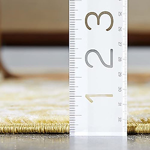 Well Woven Della Gold Vintage Medallion Pattern Area Rug 5x7 (5'3" x 7'2")