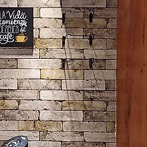 DOITOOL 6pcs Metal Wine Bottle Holder Rack Wall Hanging Wine Organizer Water Bottle Stand Shelf Bracket Display Black Wine Storage Rack for Home Kitchen 24x10cm