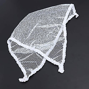 Cabilock Animal 2pcsset Elastic Corner Hammock Organizing and Removable Net for Xxcmwhite Animal Stuffed Pet with Displaying Cord Plush
