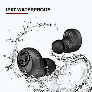 TRANYA Upgraded T10 Wireless Earbuds, 12mm Driver with Premium Deep Bass, Low Latency Game Mode, IPX7 Waterproof, Bluetooth 5.1 in Ear Headphones and Fast Charging