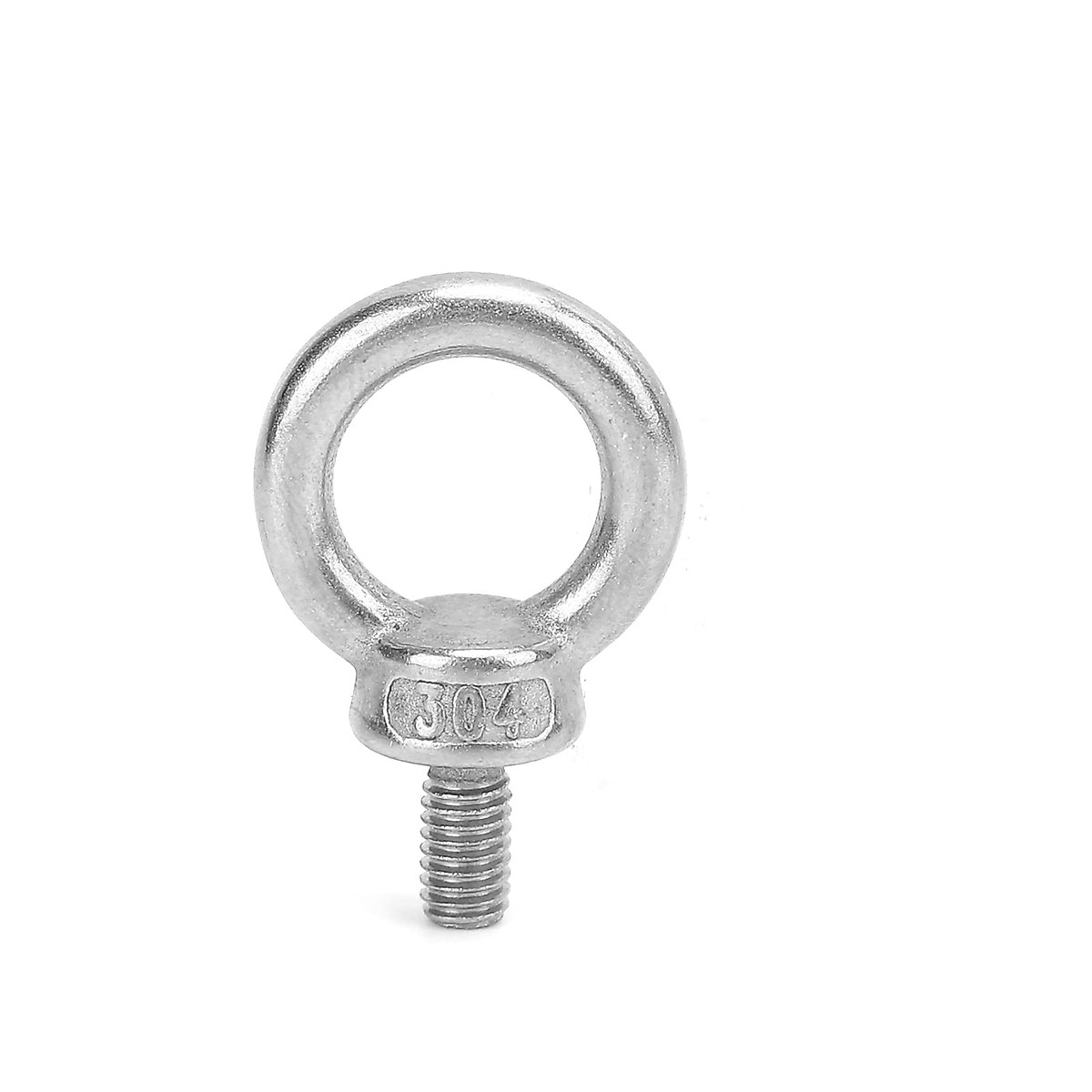 Lifting Eye, Screw Eye Kit Lifting Eye Bolts 10pcs M6 Stainless Steel Lifting Eye Bolts Eye with Lock Nuts for Tage Lighting Safety Ropes