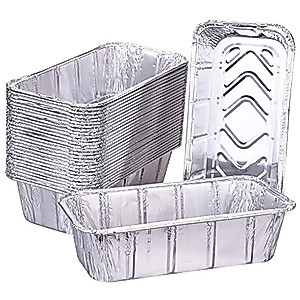 DONSIQIZZ 30 Pack Grease PAN Liner Compatible with Traeger BAC404 Timberline Pellet Grills, Disposable Heavy-Duty Aluminum Foil Grill Drip Tray