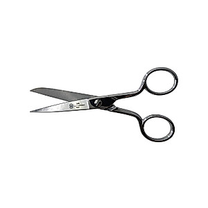 Ultima 5 Inch Dress Maker Scissors – Drop Forged Carbon Steel Dressmaker’s Sheers, Chrome Plated with Straight Handles, Made in Italy