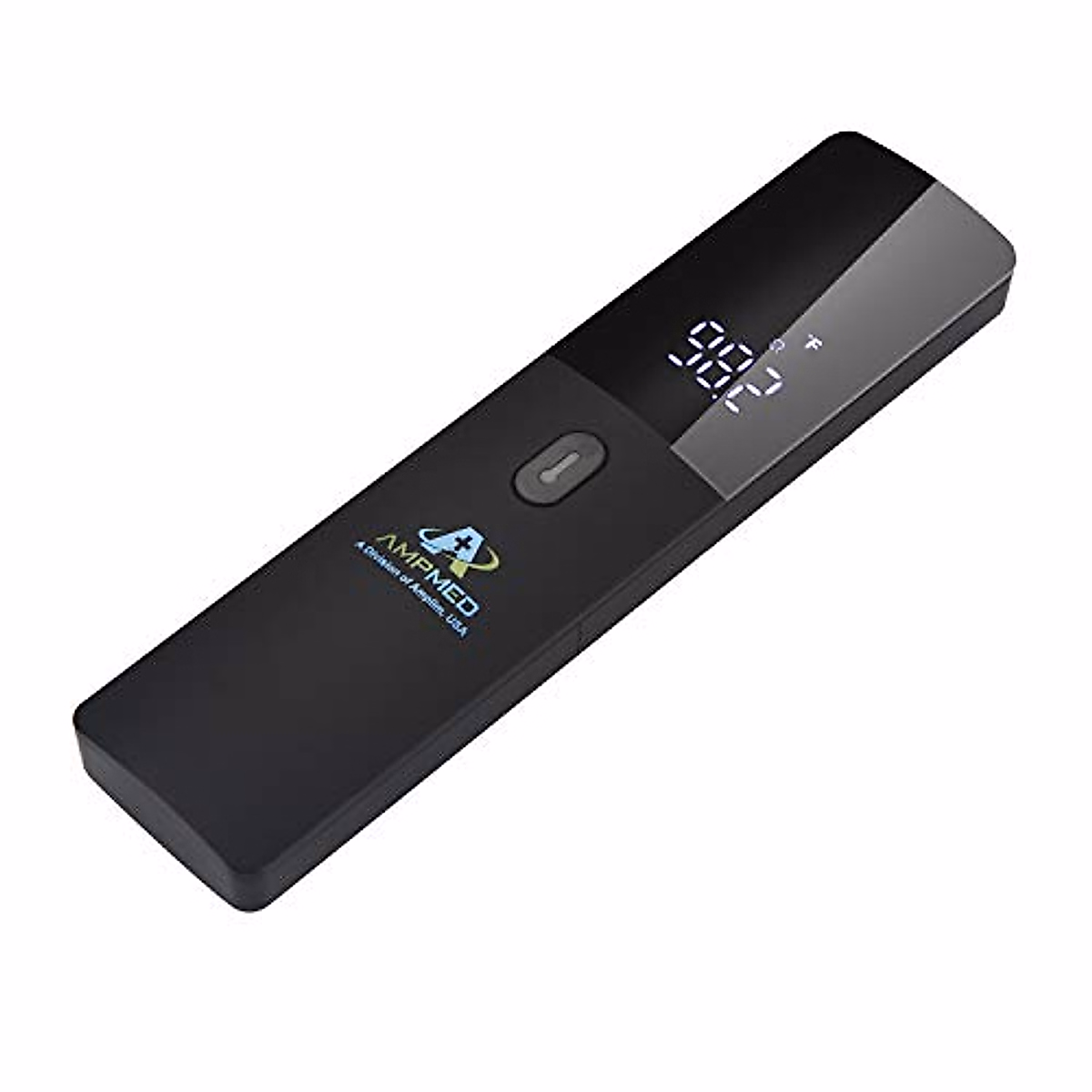 Amplim Non Contact/No Touch Digital Forehead Thermometer for Adults, Kids, and Babies, Touchless Temporal Thermometer FSA HSA Approved, Black