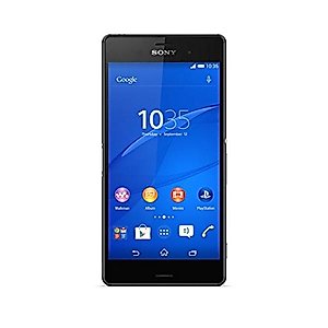 Sony Z3 20.7MP Camera and 4K Video 5.2" - GSM Unlocked (Black) - International Version (Renewed)