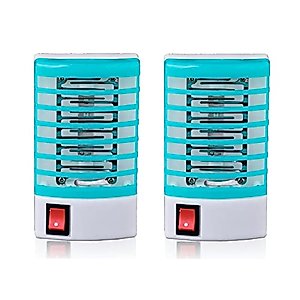 Bug Zapper, Fruit Flies Trap, Electric Mosquito & Fly Zappers/Killer - Insect Attractant Trap Powerful Little Gnats, Hangable Mosquito Lamp for Home, Indoor, Outdoor, Patio (Blue)