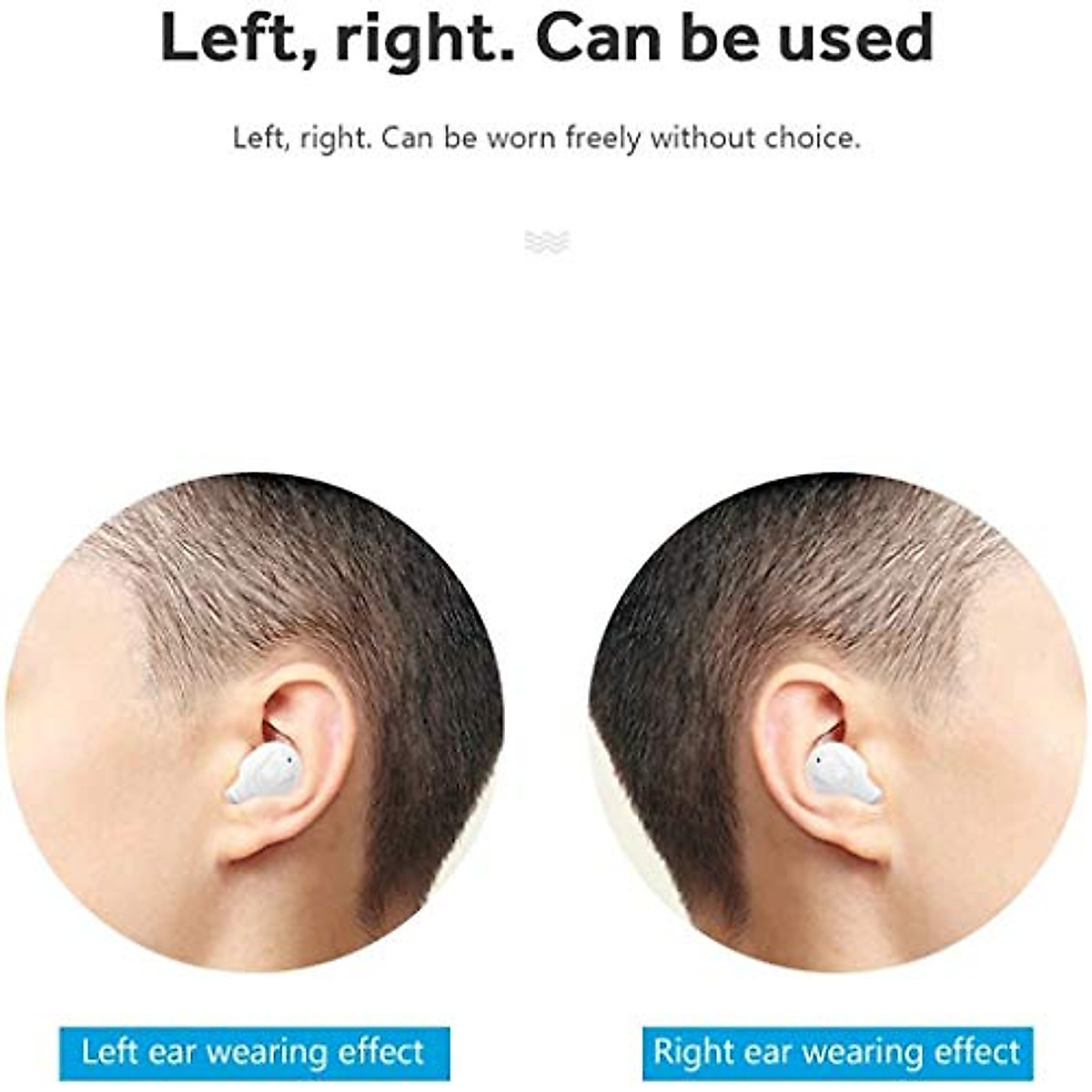 TBIIEXFL Headset Touch Function with Charging Box Stereo Headphones in-Ear Built-in Microphone Headphones Sports Subwoofer