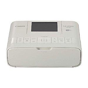 Canon Selphy CP1300 Wireless Compact Photo Printer with AirPrint and Mopria Device Printing, White