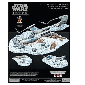 Atomic Mass Games Star Wars Legion Crashed X-Wing Terrain Expansion | Two Player Battle Game | Miniatures Game | Strategy Game for Adults and Teens | Ages 14+ | Average Playtime 3 Hours