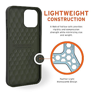 URBAN ARMOR GEAR UAG Designed for iPhone 12 Pro Max Case [6.7-inch screen] Eco-Friendly Rugged Ultra Slim Outback Protective Cover, Olive