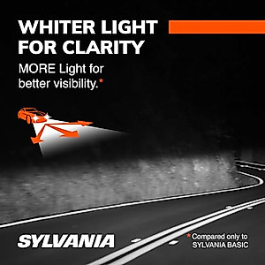 SYLVANIA - 9006 SilverStar Ultra - High Performance Halogen Headlight Bulb, High Beam, Low Beam and Fog Replacement Bulb, Brightest Downroad with Whiter Light, Tri-Band Technology (Contains 2 Bulbs)