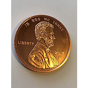 2017 P Abraham Lincoln two pack of 1 ounce pure copper rounds