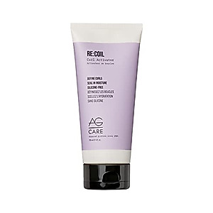 AG Care Re:Coil Curl Activator Curl Cream with Keratin Amino Acids - Ultra-Nourishing Curly Hair Cream for Defined, Healthy Curls, 6 Fl Oz