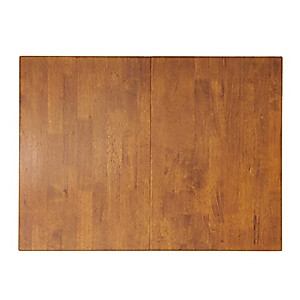 Christopher Knight Home Clearwater Rectangular Solid Top Table, Dark Oak / Antique White