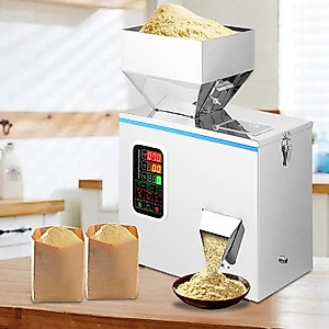 Particle&Powder Filling Machine, Multifunction Automatic Filling and Packing Machine, Particle Subpackage Machine For Beans Nail Beads Candy Particulate Matters Weighting and Filling