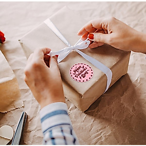 FaCraft Happy Valentines Day Stickers Round Valentine Labels 1.5" Valentine's Day Gift Stickers Label Sticker for Envelope Seals Card Boxes Valentine Gift Wrap Valentine's Day Decorations