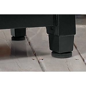 Keter Unity XL Portable Outdoor Table and Storage Cabinet with Hooks for Grill Accessories-Stainless Steel Top for Patio Kitchen Island or Bar Cart, Dark Grey